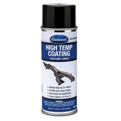 Eastwood Factory Gray High Temp Coating Aerosol 11.75oz High Heat ...