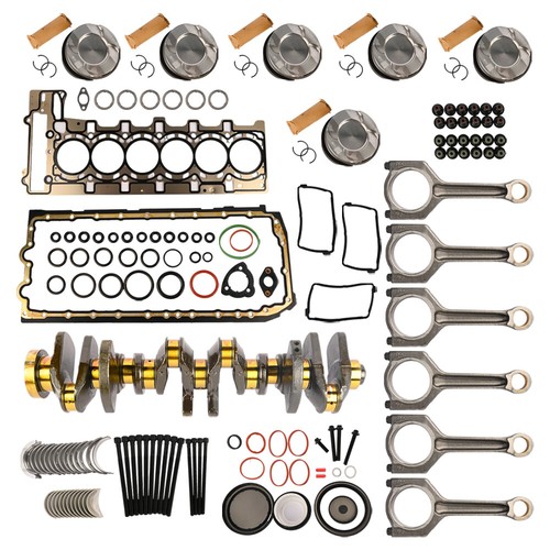 N55 3.0L Engine Overhaul Rebuild Kit w/ Crankshaft & 6X Connecting Rods ...