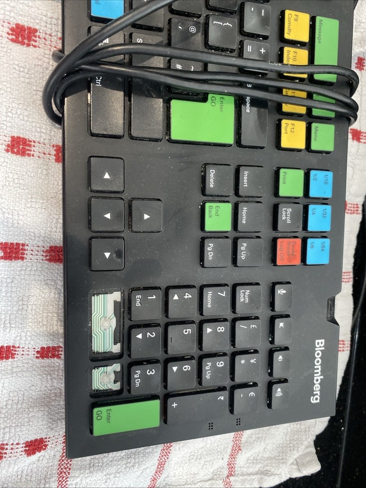 Bloomberg Keyboard 5 Missing Some Key Check Pictures | eBay