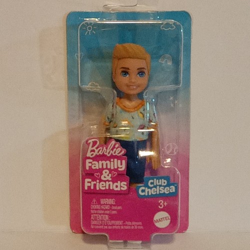 New Barbie Club Chelsea Friends & Family Blonde Hair Boy Doll Toy 6 ...