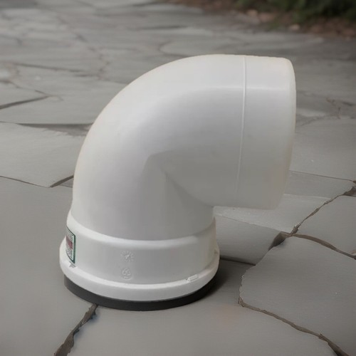 Ubbink 224078PP Condensing 90 Degree White Vent Pipe Elbow | eBay