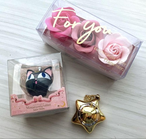 Sailor Moon Miniature Tablet Luna P Ball Starry Sky Music Box Bonus ...