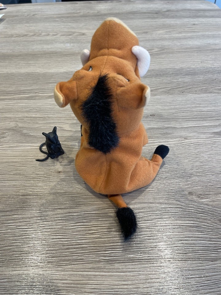 Vintage Walt Disney World The Lion King Pumbaa Bean Bag Soft Toy | eBay UK