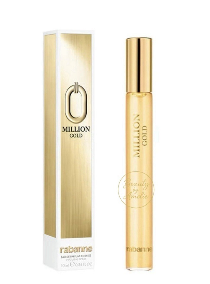 Paco Rabanne Million Gold For Her EDP 10ml/.34 oz Spray + Pouch ...