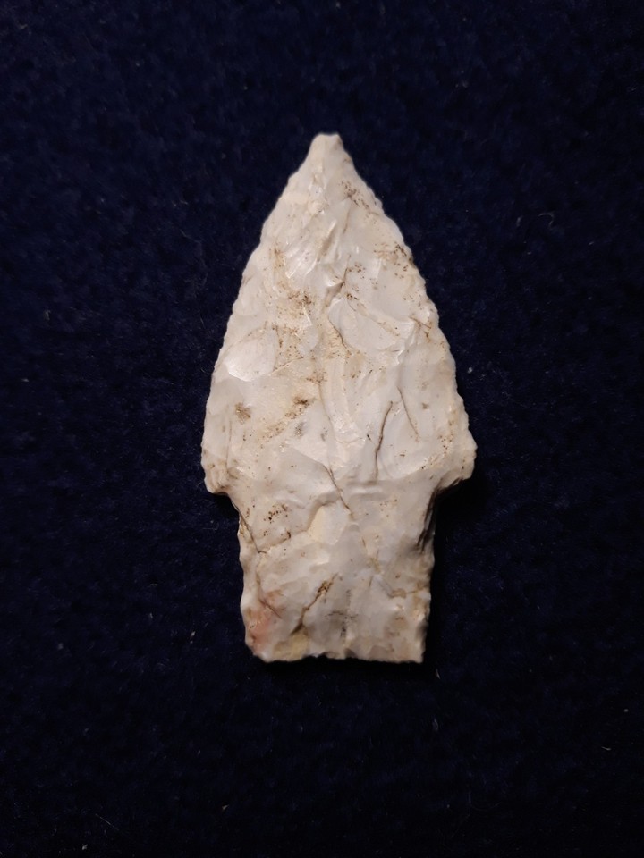 FINE STEMMED POINT NICE FORM THIN AUTHENTIC NATIVE AMERICAN ARROWHEAD 2 ...