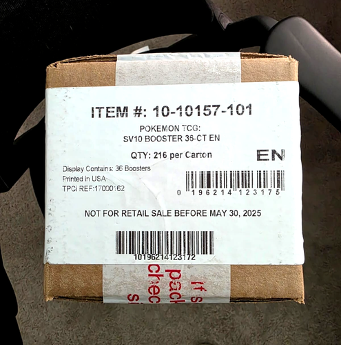 POKEMON TCG DESTINED RIVALS SV10 FACTORY SEALED Authentic 6 BOX BOOSTER ...