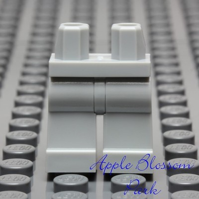 NEW Lego Minifig Plain Light Bluish GRAY LEGS - Minifigure Blank Body ...
