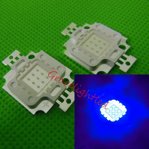 10W 450nm-455nm Royal Blue LED 9-11VDC for Aquarium light high power ...
