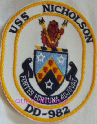 PUS447 - US Navy Uss Nicholson DD-982 Patch | eBay