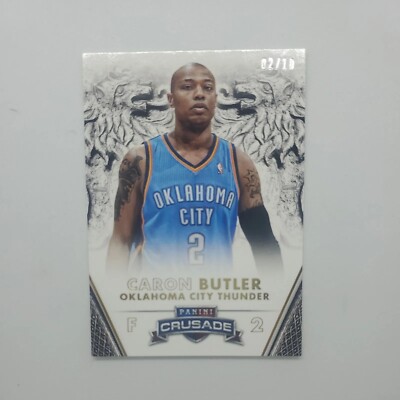 2013/14 Panini crusade gold CARON BUTLER #76 OKC Thunder #02/10 | eBay