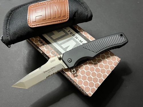 HTM Knives Blackie Collins Legacy Assisted 3-1/2" Satin S35VN Tanto ...