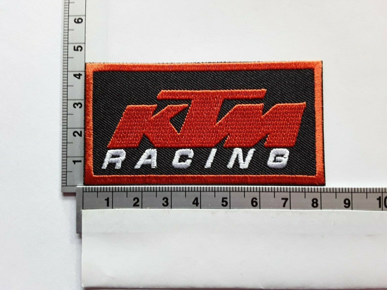 KTM RACING MOTORBIKE TT MOTORCROSS TRIALS MOTO GP EMBROIDERED PATCH UK ...
