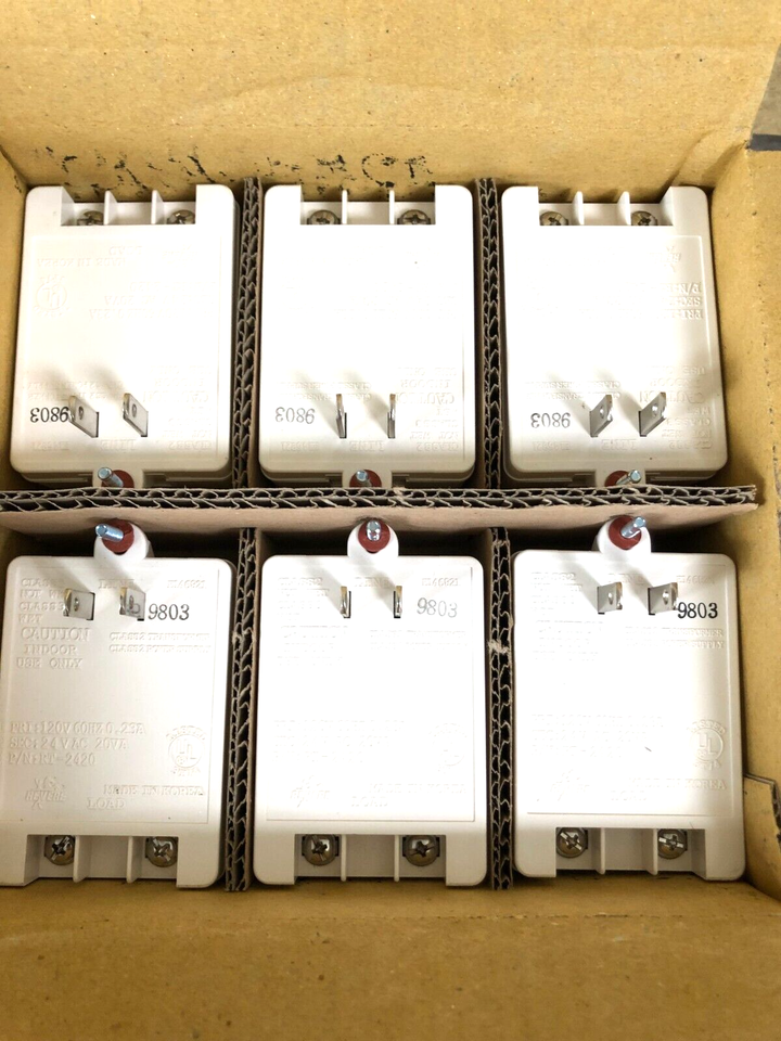 Revere RT-2420, UL Plug in Transformer 24VAC 20VA - Box of 6 PCS - New ...