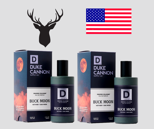 Duke Cannon Buck Moon Proper Cologne 1.7 Floz Eau de Parfum Benefits ...