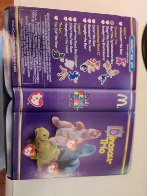 McDonalds Ty Beanie Babies, "Rex, the Tyrannosaurus Rex" - NEW IN ...
