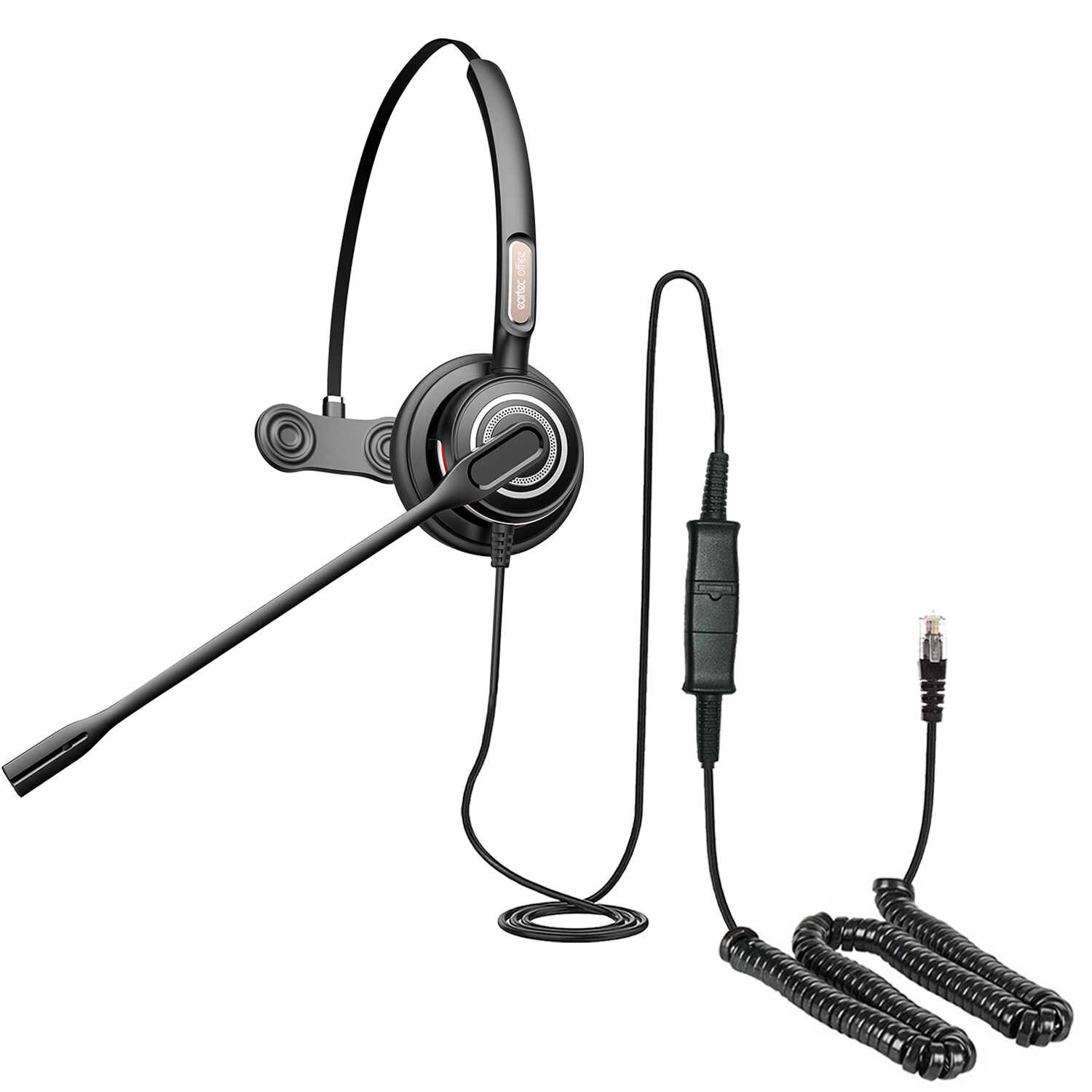 Polycom VVX 400 VVX 401 VVX 410 VVX 411 Phone Headset Home Office Call ...