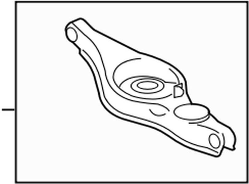 4113A037 Mitsubishi Arm assy, rr susp, lwr lh 4113A037, New Genuine OEM ...