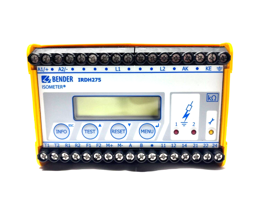 BENDER ISOMETER IRDH275 IRDH275B-R435 IRDH275B-435 D159 V1.8 ART ...