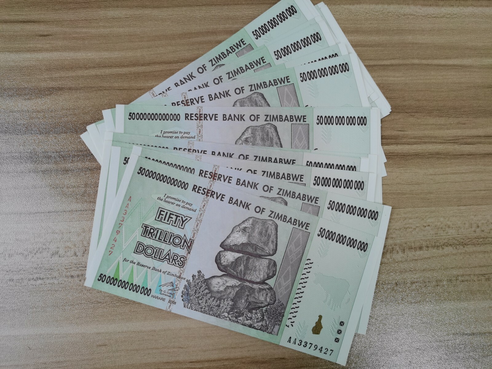 50 Trillion Zimbabwe Banknotes 2008 P-90 AA | Zimbabwe Currency UNC | eBay