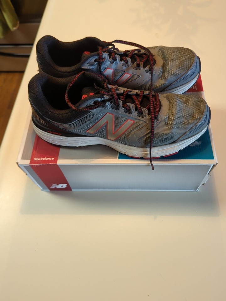 New Balance 560 V7 Shoes Men’s 11 Gray Red Performance Running Sneaker ...
