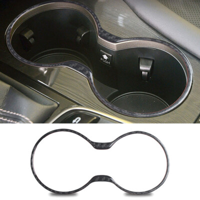 Carbon Fiber Car Interior Water Cup Holder Frame Cover Trim For Lexus ...