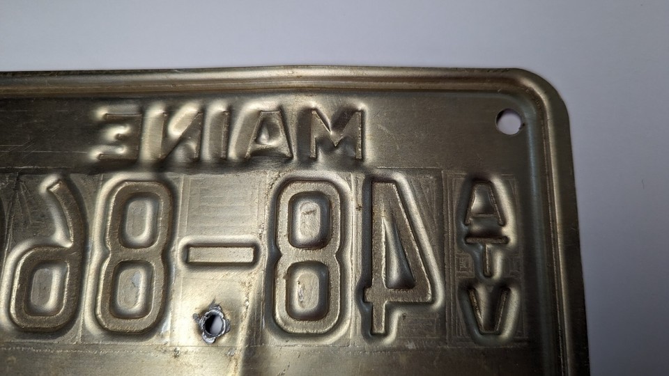MAINE ATV ALL TERRAIN VEHICLE LICENSE PLATE ATV 48-866 4-WHEELER | eBay