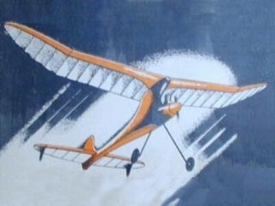 KK Super Slicker ~ 60" Vintage Model airplane ~ Laser-cut Balsa Wing ...