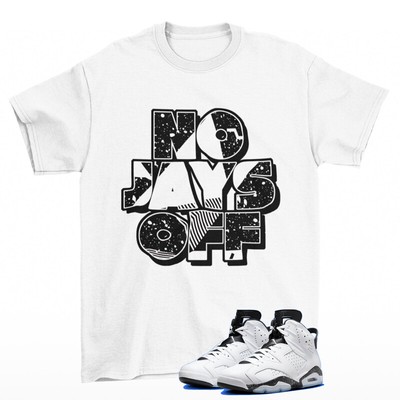 Jay All Day Shirt White to Match Jordan 6 Retro Reverse Oreo CT8529-112 ...