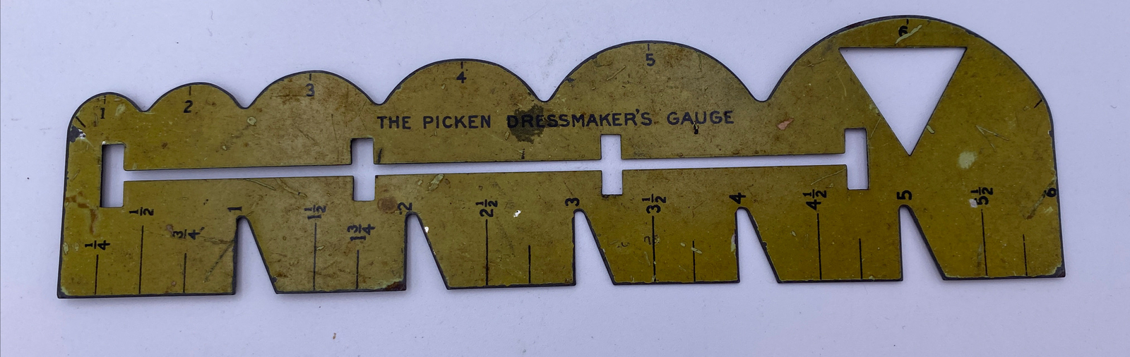 The Picken Dressmaker's Gauge 1915 Copyright GUC | eBay