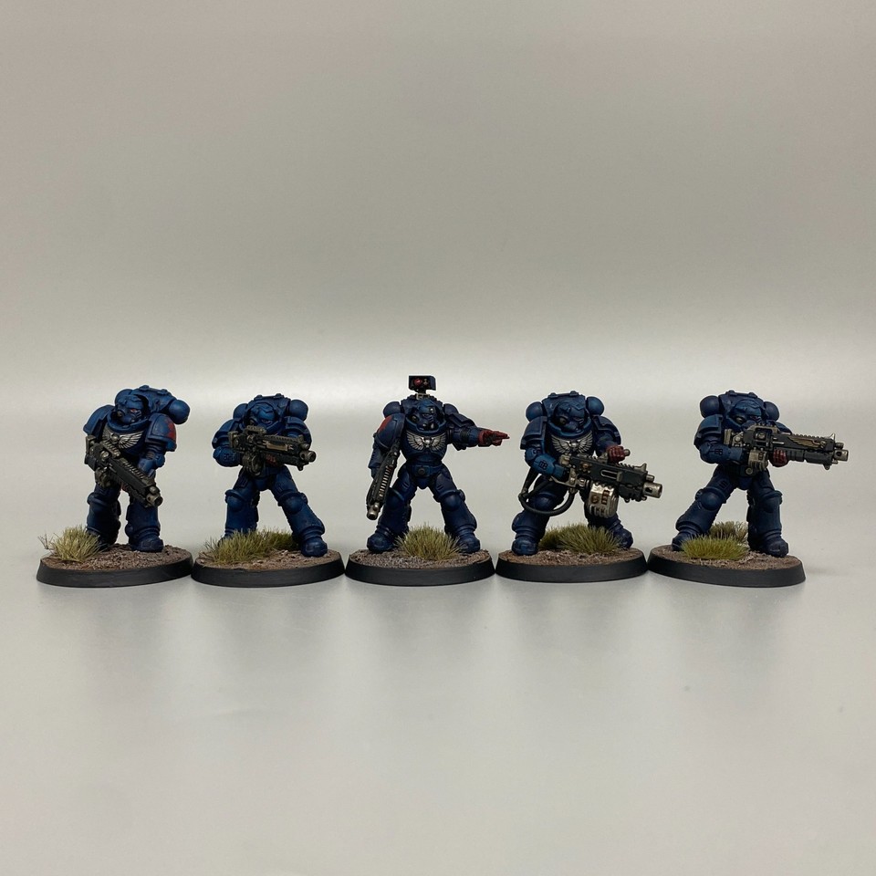 HEAVY INTERCESSOR SQUAD SPACE MARINES CRIMSON FISTS WARHAMMER 40K ...
