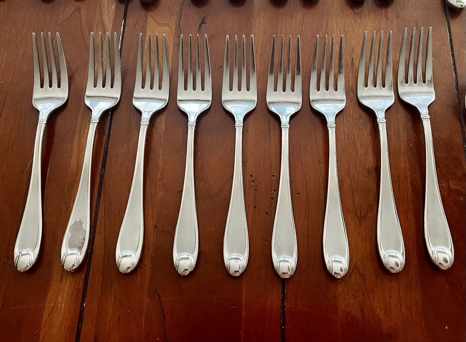 Oneida Satin Garnet Stainless Steel Flatware Frost Center Glossy YOUR ...