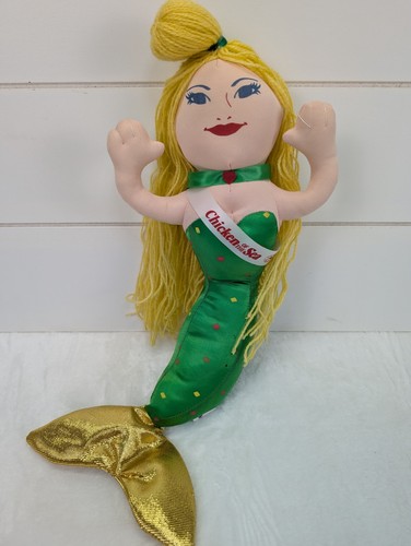 Vintage Chicken of the Sea Mermaid 12" Stuffed Plush Doll Tuna Fish ...