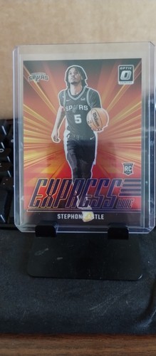 2024-25 Donruss Optic Stephon Castle Rookie Express Lane Insert Purple ...