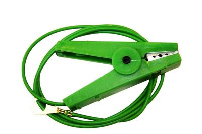 Electric Fence Crocodile Clips - Earth Lead on Green Crocodile Clip ...