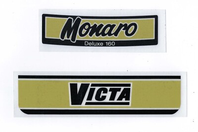 Victa Monaro Deluxe 160 2 Stroke Vintage Mower Repro Decals | eBay ...