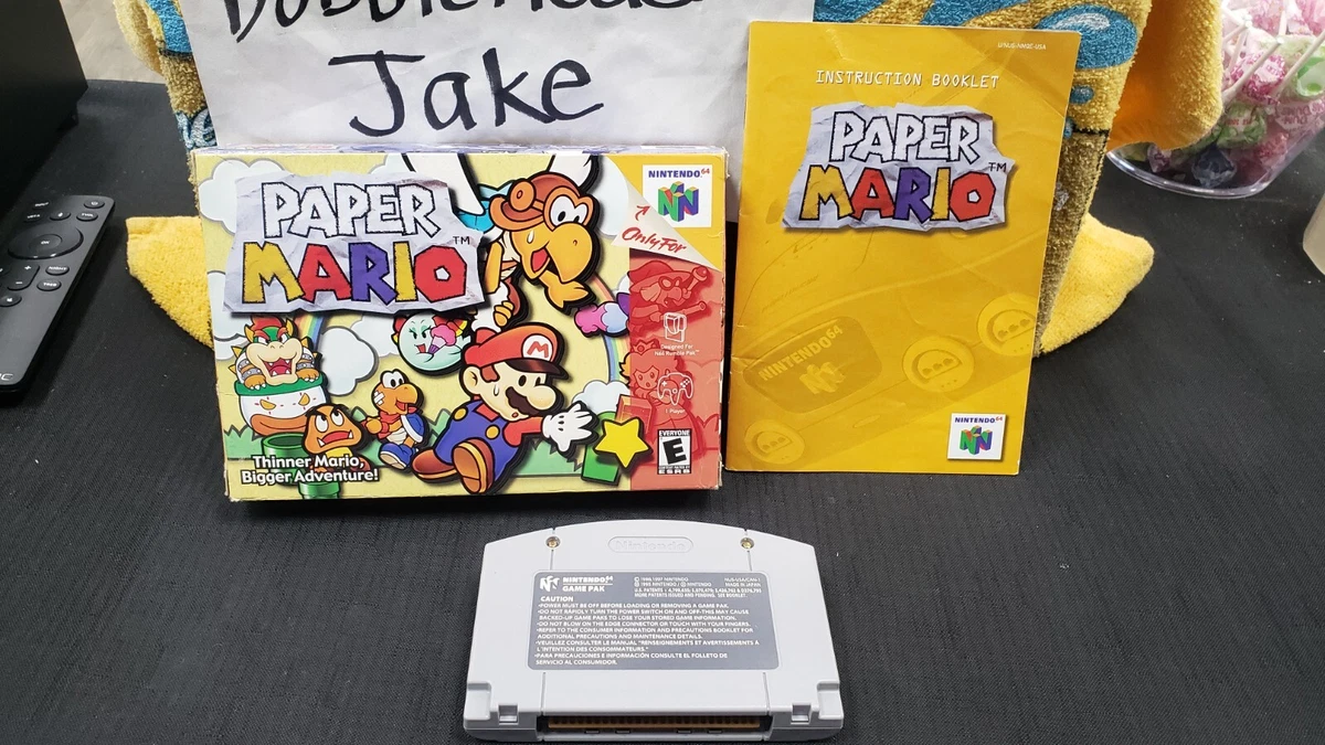 Paper Mario 64 Box