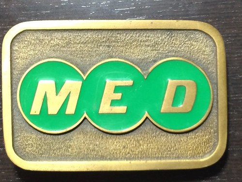 CD HIT belt Buckle MED made in USA | eBay