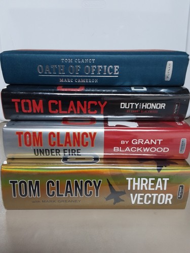 Tom Clancy hardcover books - Lot of 4 - Jack Ryan Novels (G) | eBay