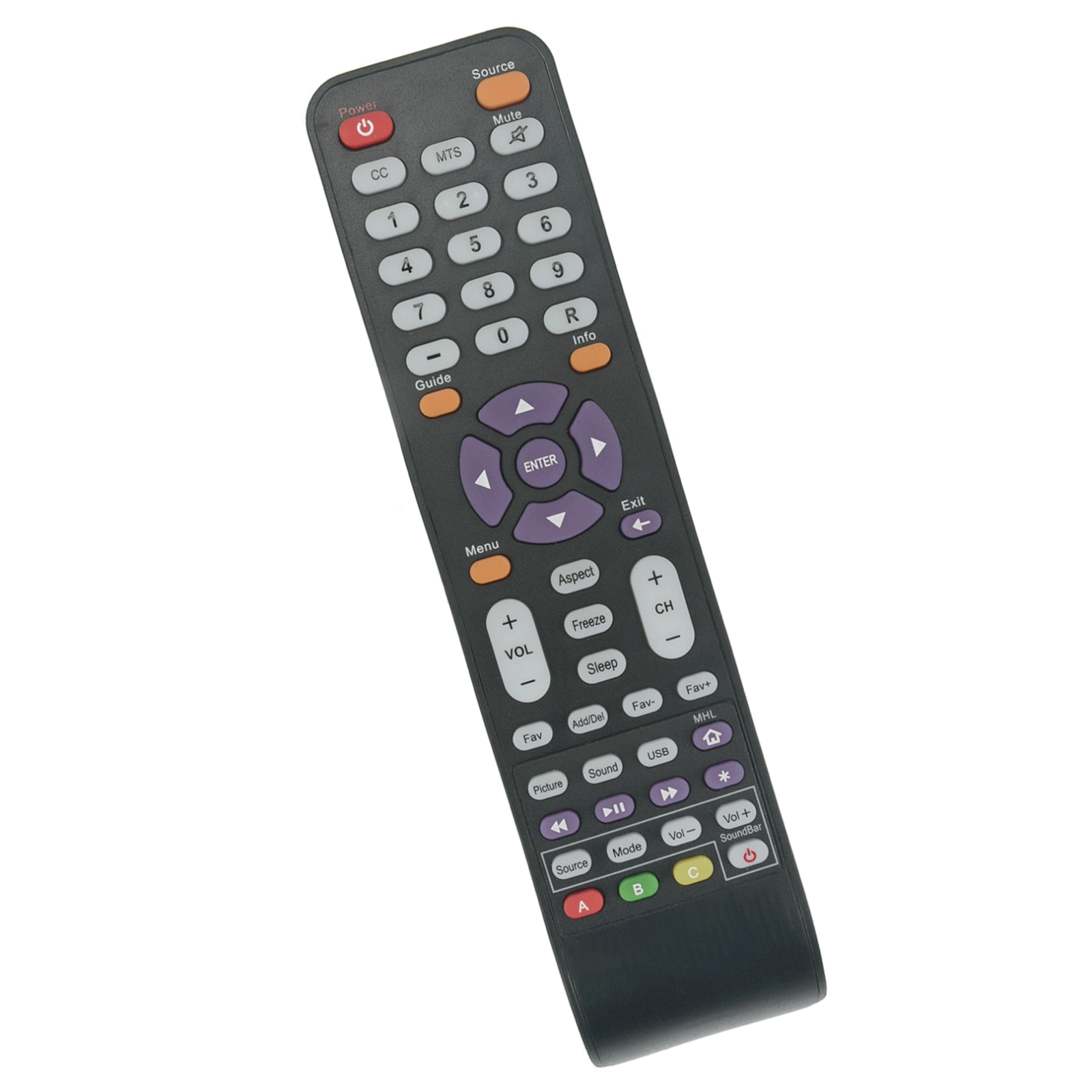 New 142021270009C Remote Control for Sceptre 55” LED 4K TV U550CV-UMC ...