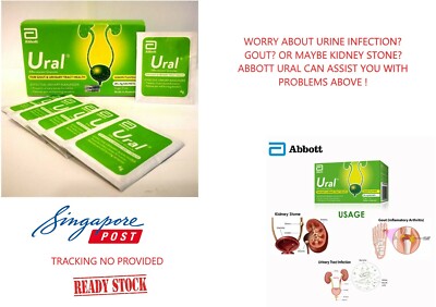 Abbott Urine Alkalinizer Ural Effervescent Granules 4g x 28sachets | eBay