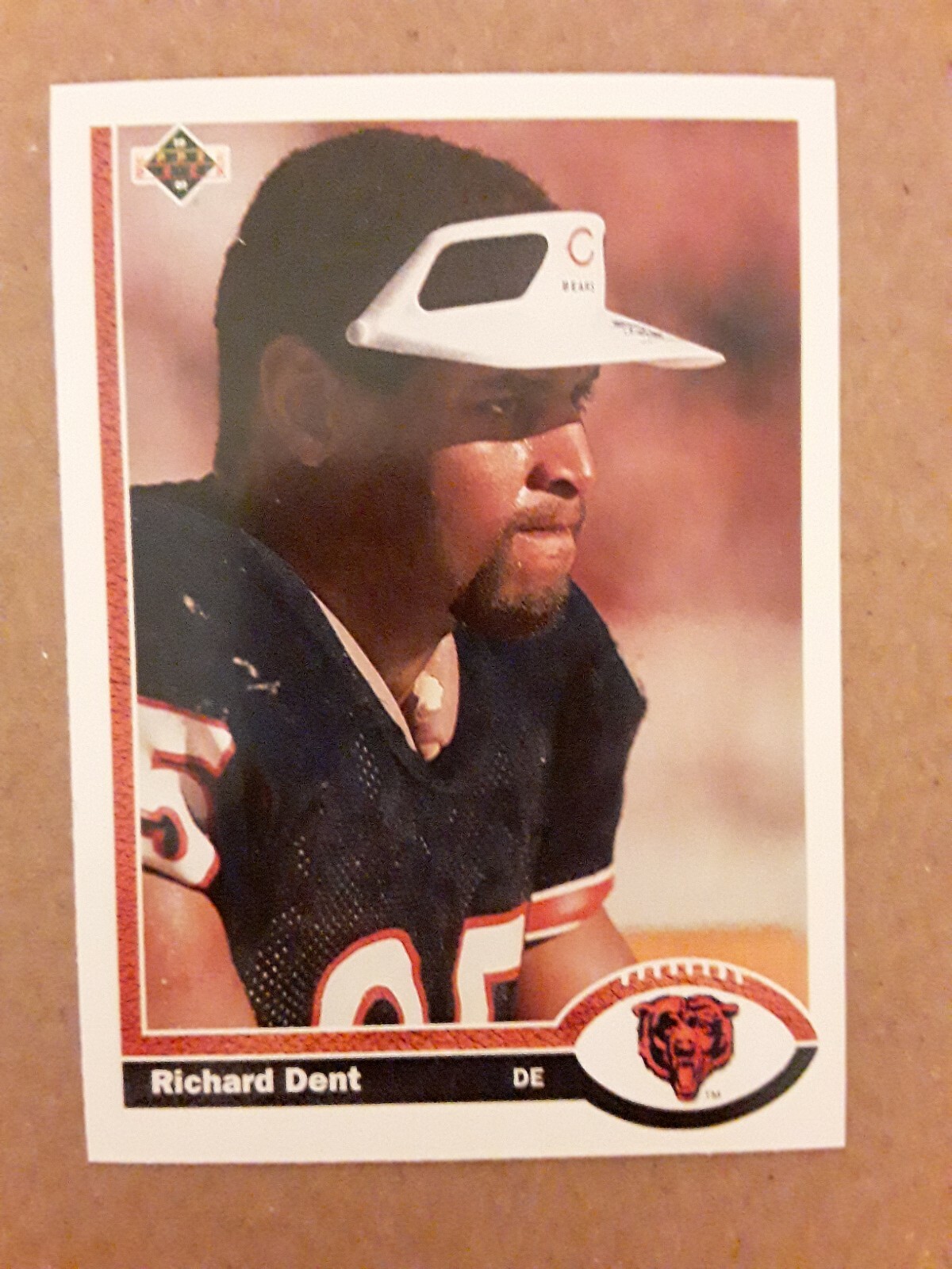 1991 Upper Deck RICHARD DENT football card #247. CHICAGO BEARS. HOF | eBay