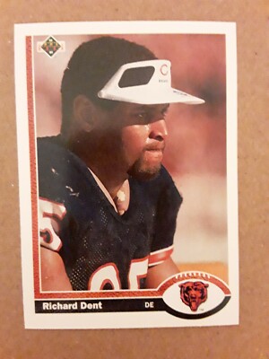 1991 Upper Deck RICHARD DENT football card #247. CHICAGO BEARS. HOF | eBay
