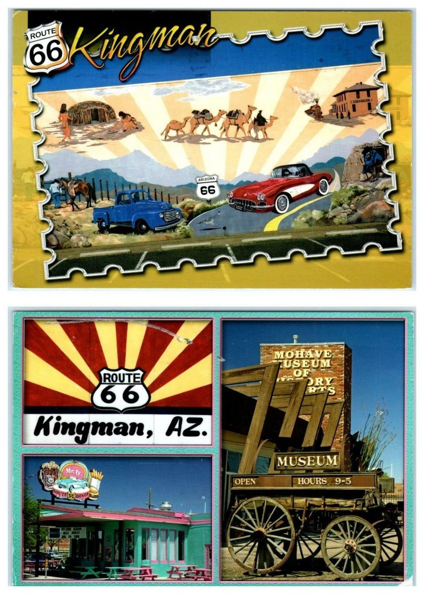 Vintage Route 66 Postcards Route 66, Albuquerque, New Mexico, Vintage