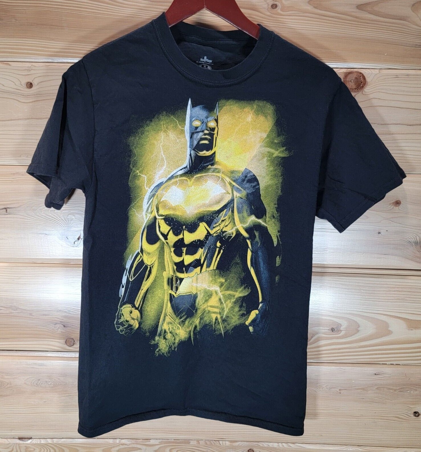 Batman T Shirt Men Size Small Six Flags DC Comics Lig… - Gem
