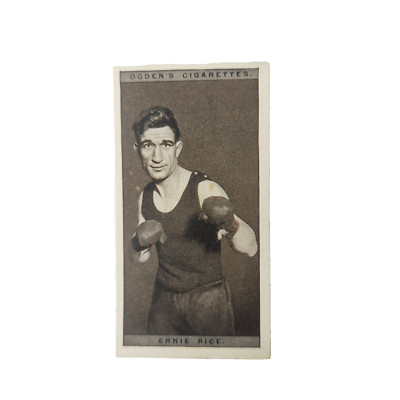 1928 Ogdens Pugilists In Action Boxing #34 ERNIE RICE | eBay