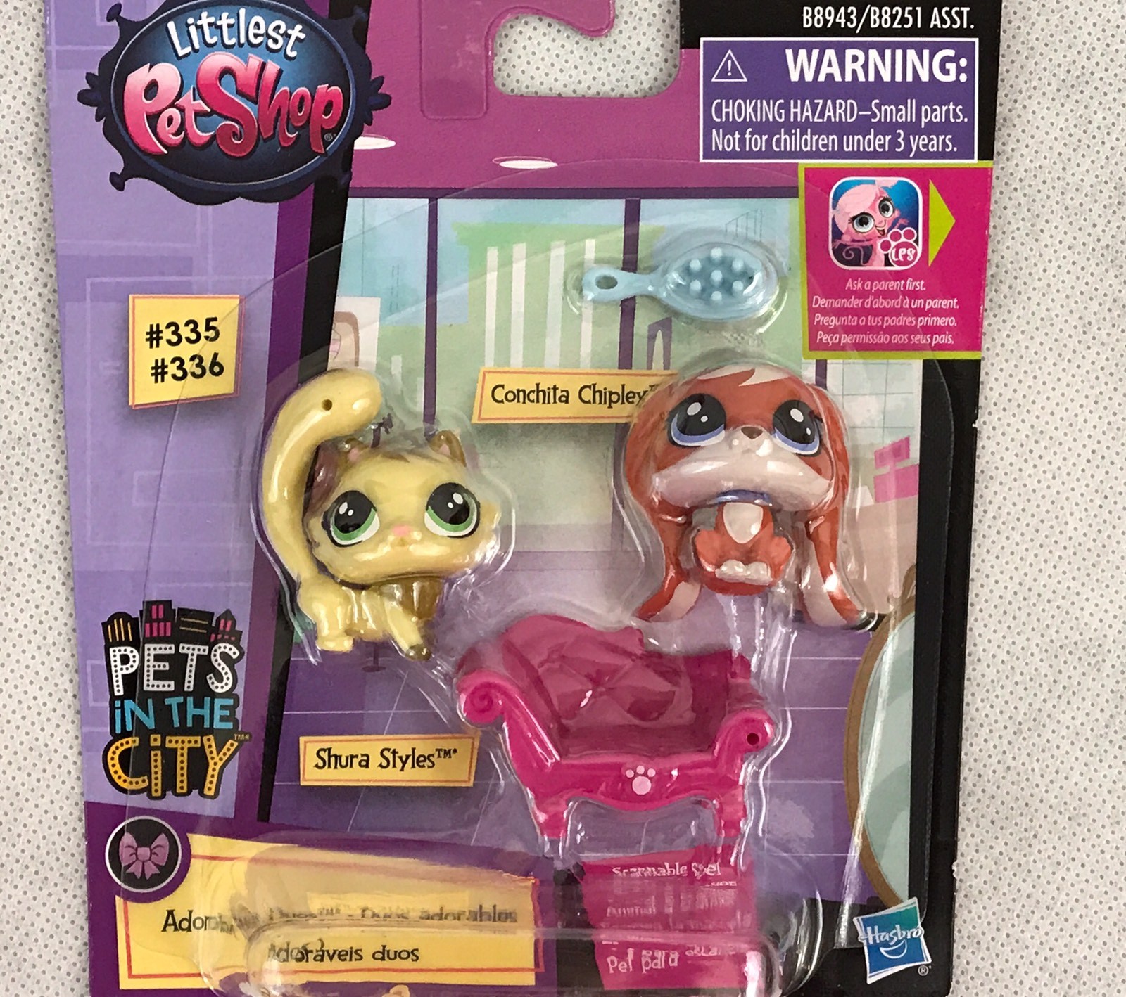 Hasbro Littlest Pet Shop Pets In The City Lot Of 3 New Gift ...