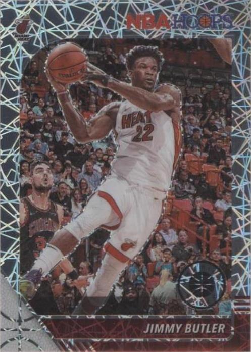 2019-20 Panini NBA Hoops Premium Stock - Jimmy Butler #146 Silver Lazer ...