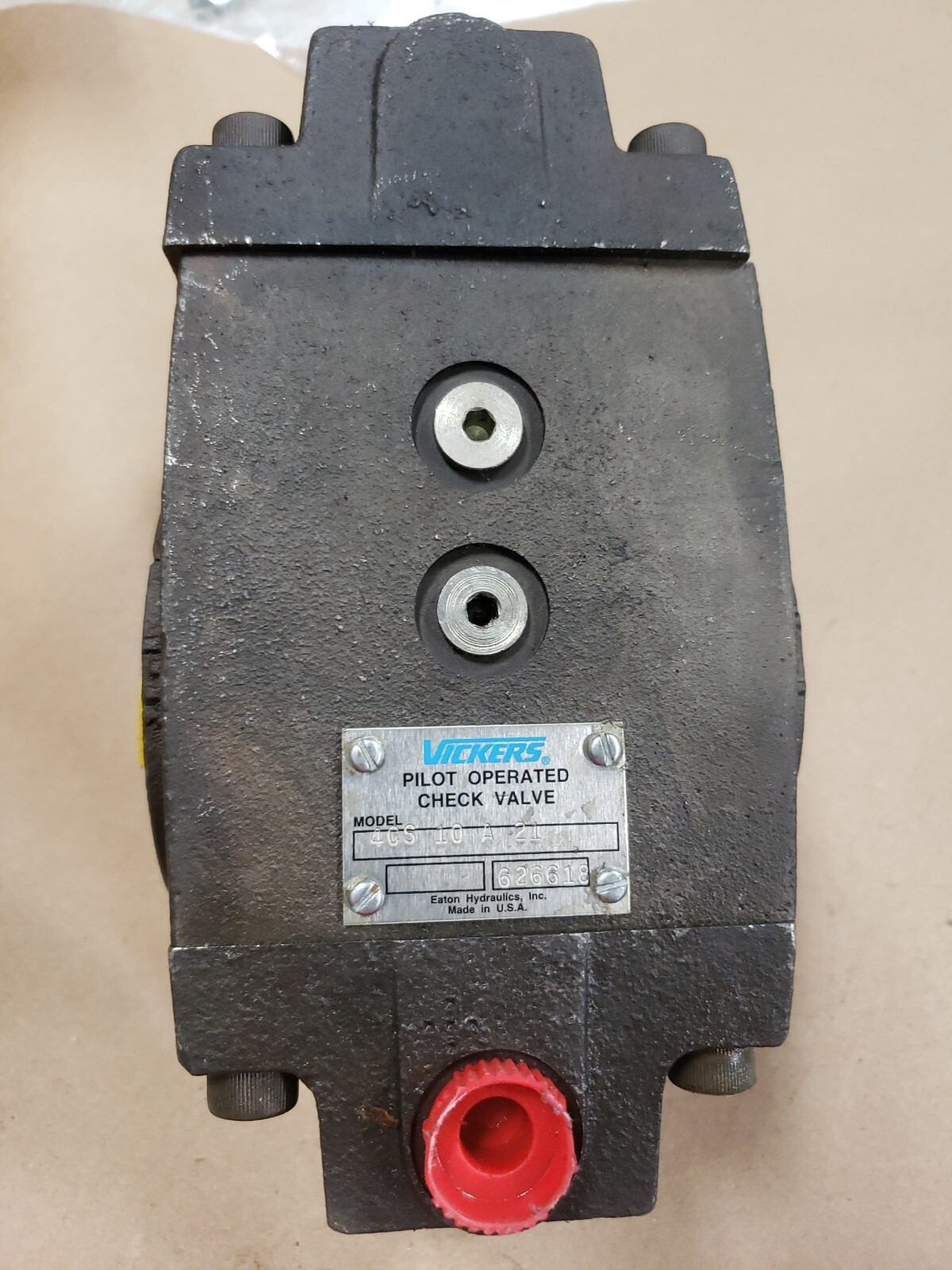 VICKERS PILOT OPERATED CHECK VALVE 4CS10A21 4CS 10 A 21 | eBay