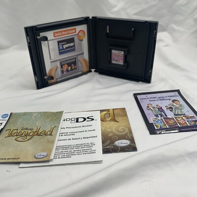 Nintendo DS Game Disney Tangled 2009 Rapunzel Adventure Fun Quests CIB ...