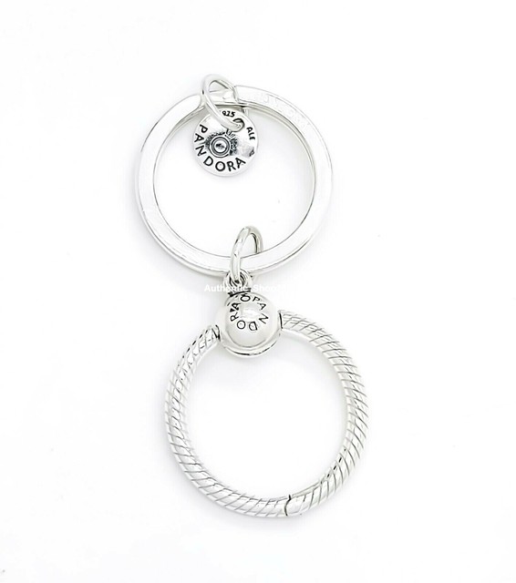 Authentic PANDORA 925 Ale PANDORA Moments Charm Key Ring Holder ...